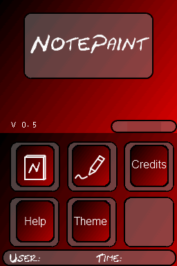 DS homebrew - NotePaint v0.5 - QuickJump